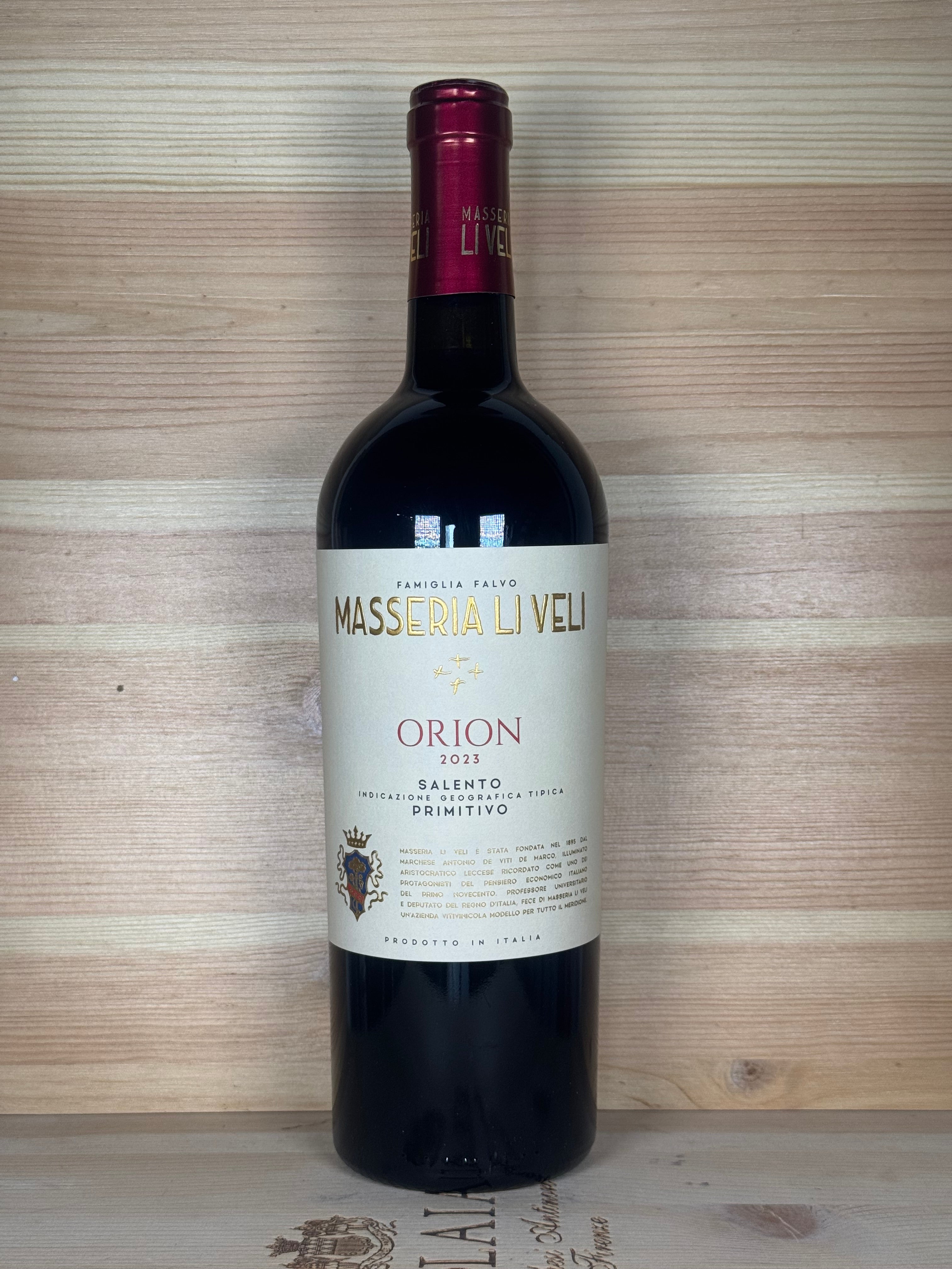 Li Veli Orion Primitivo Salento IGT – Casale Wein Shop